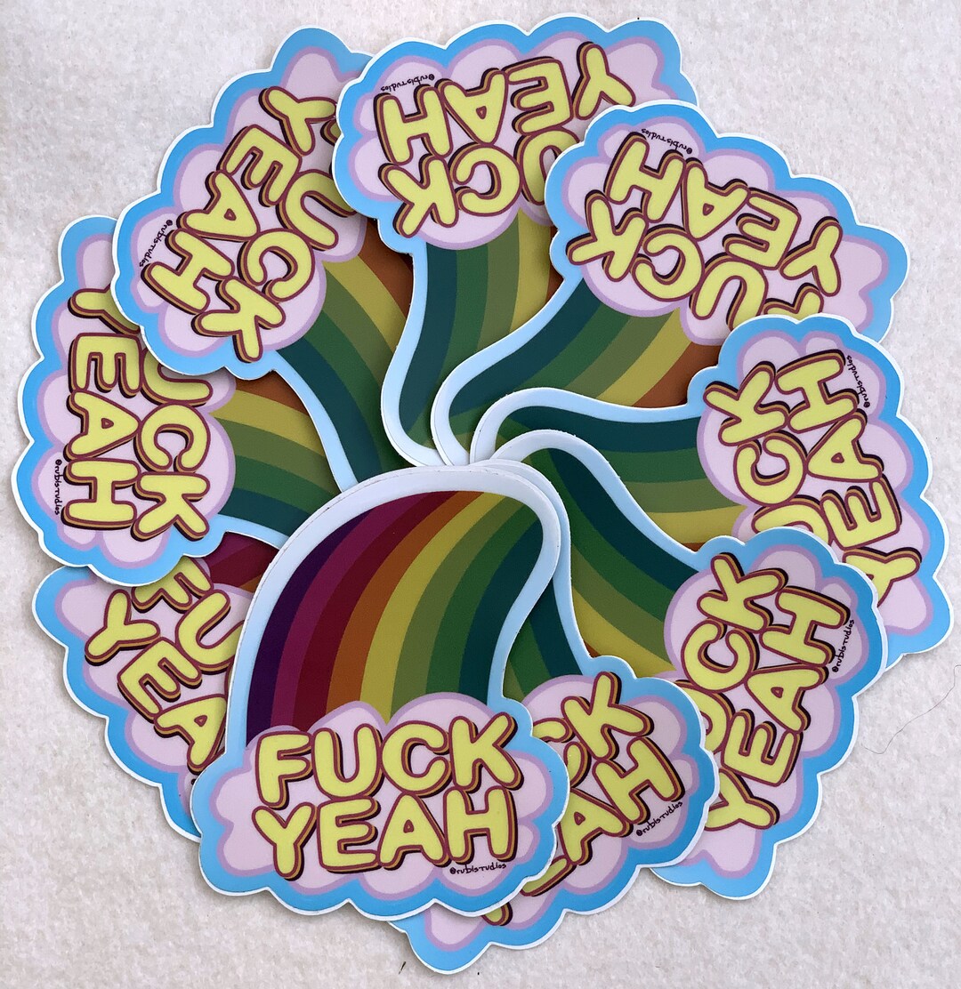 Fck Yeah Sticker - Etsy