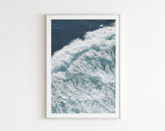 Deep Sea Blue Poster - Etsy