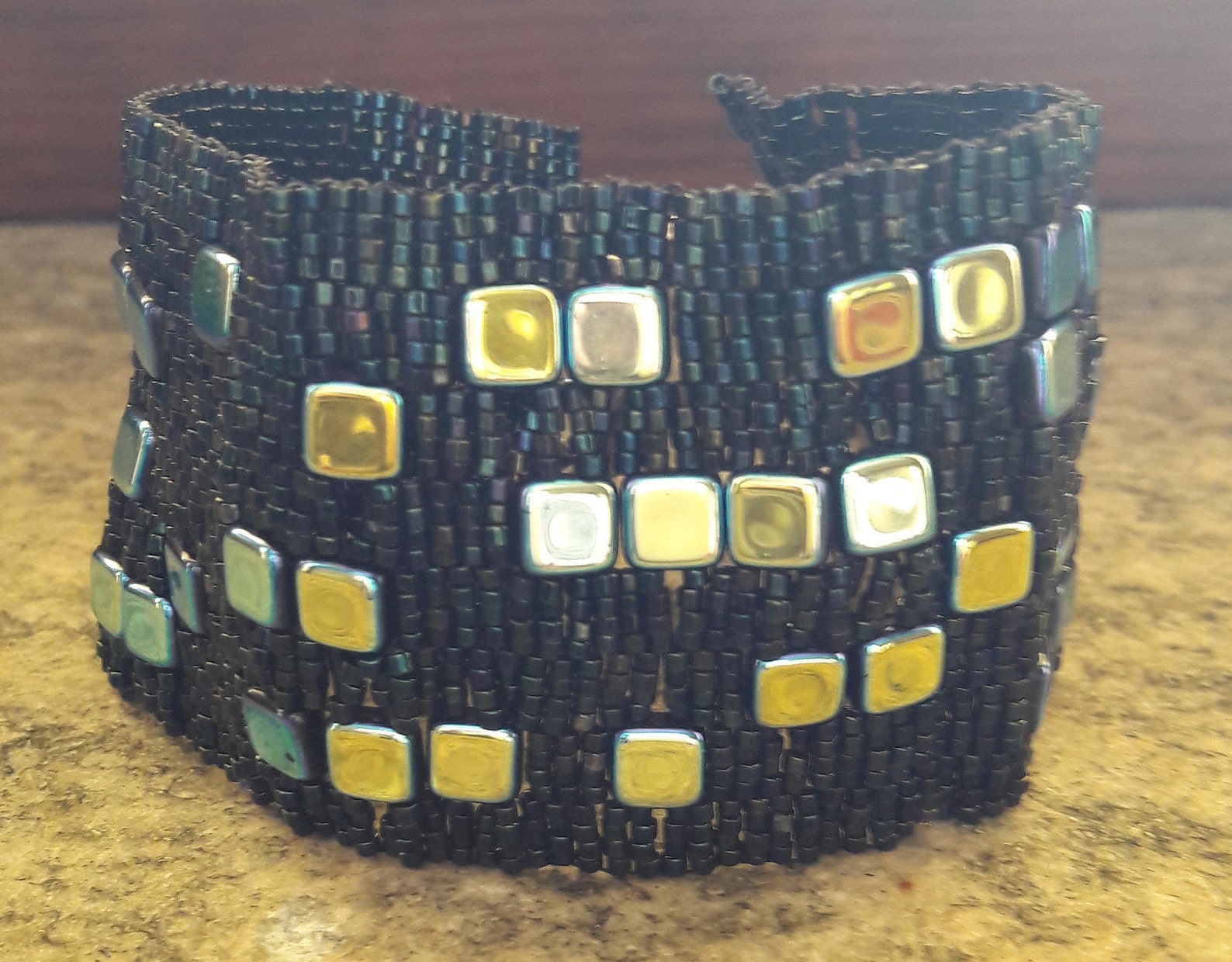 Peyote Bracelet With Tila - Etsy