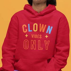 Clowncore Hoodie Clowncore Clothing Clown Core Kidcore Hoodie Clown ...