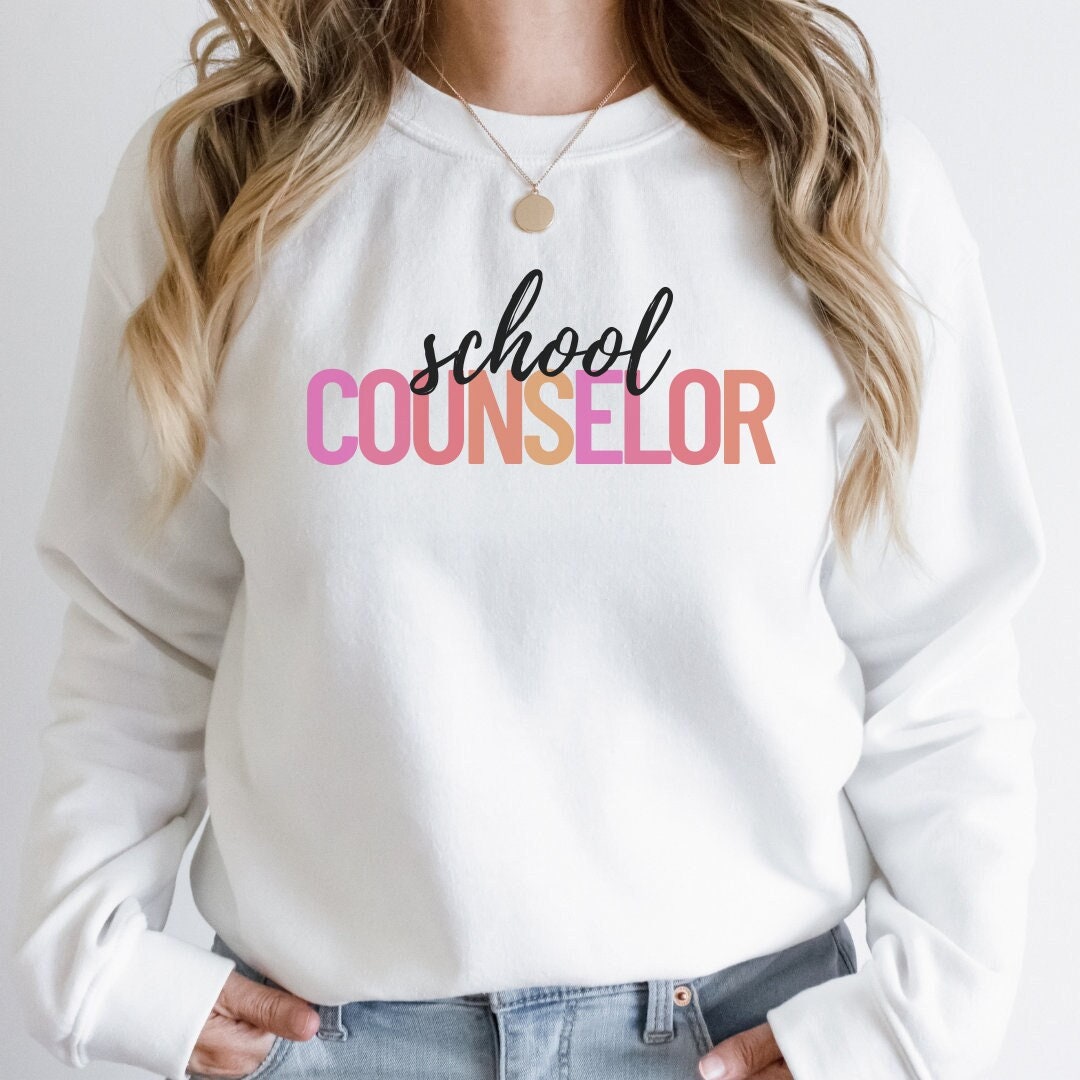 School Counselor Sweatshirt Counselor Sweater Counselor Sweatshirt ...
