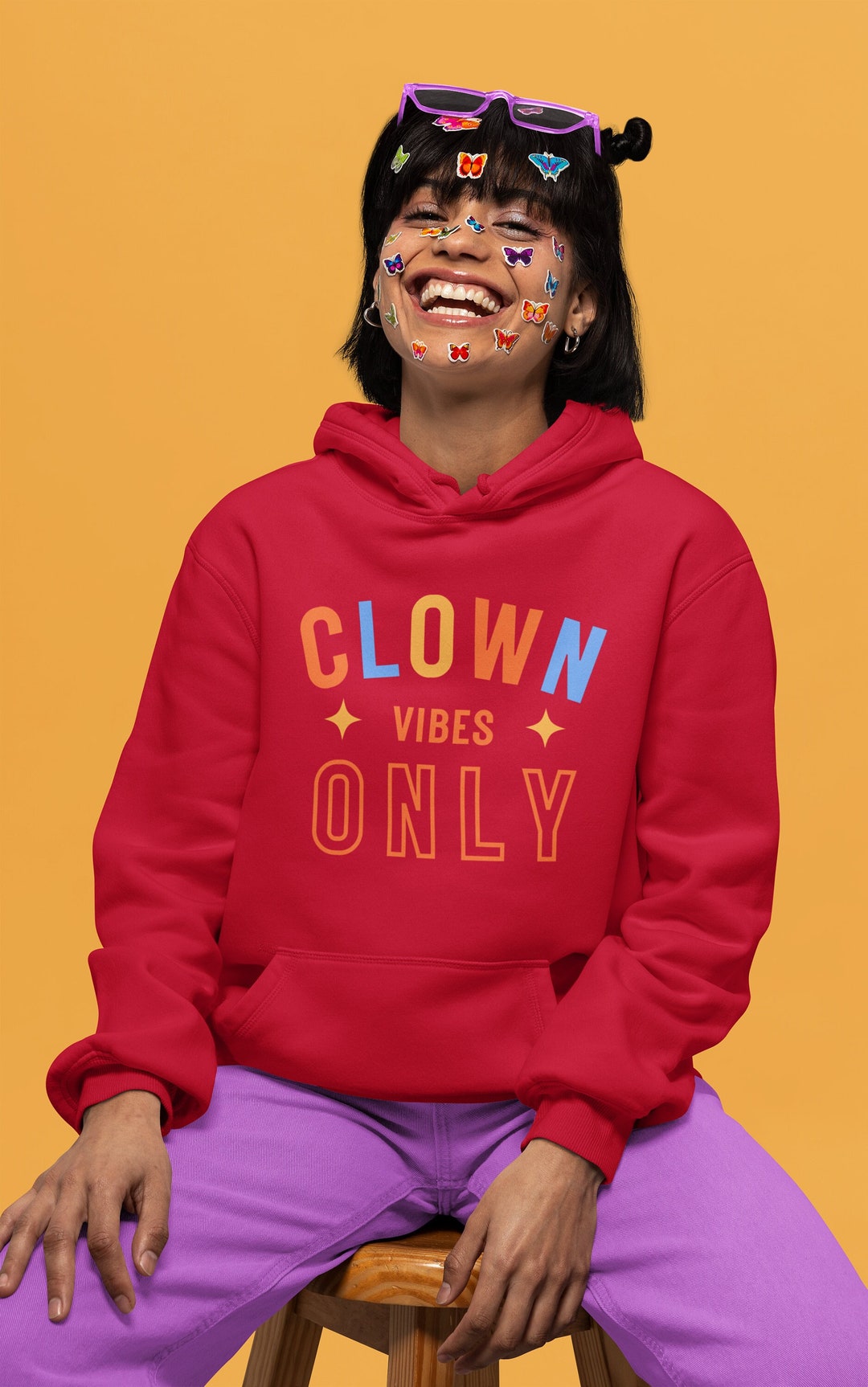 Clowncore Hoodie Clowncore Clothing Clown Core Kidcore Hoodie Clown ...
