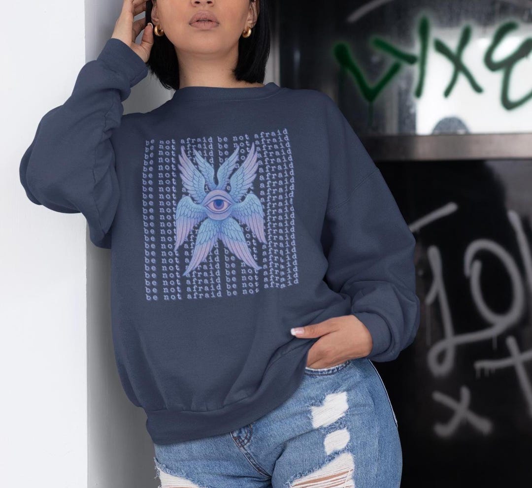 Biblically Accurate Angel Weirdcore Clothing Dreamcore Sweatshirt ...