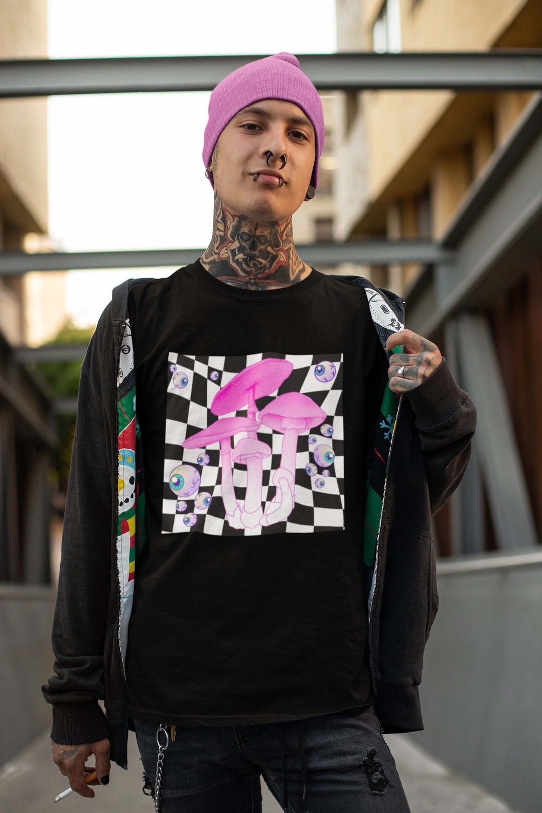 Dreamcore Weirdcore Clothes Vaporwave Shirt Weirdcore Clothing Mushroom ...