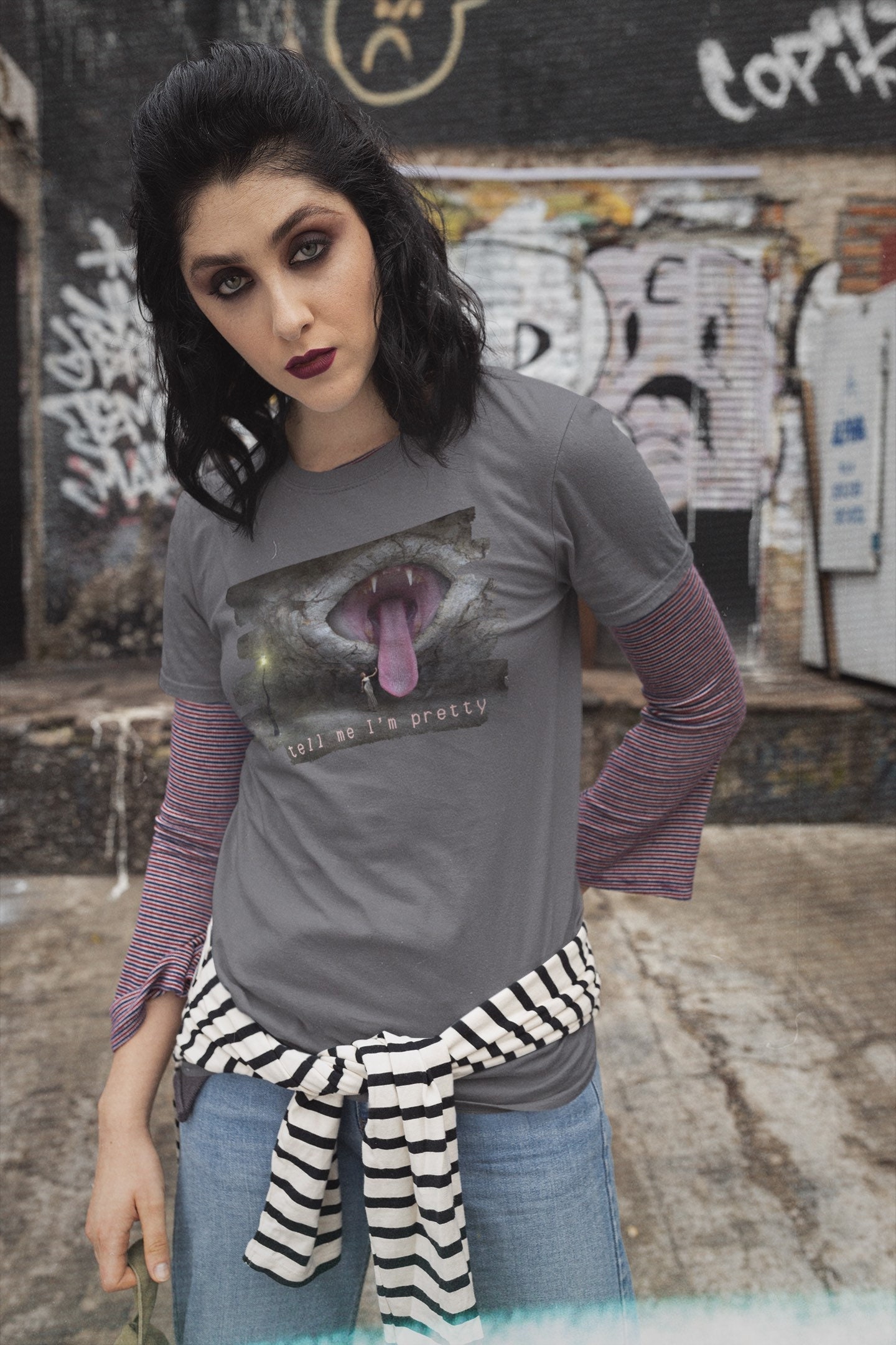 Weirdcore Clothes Vaporwave Shirt Weirdcore Clothing Horror Shirt Goth ...