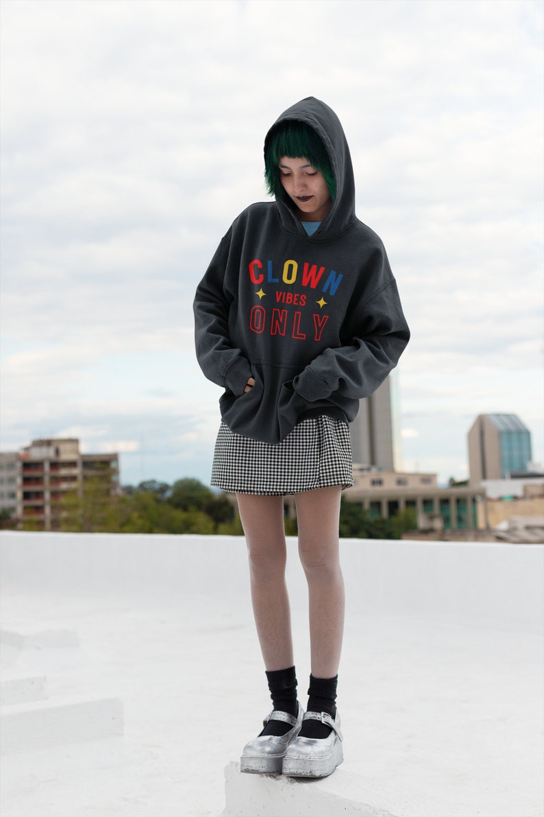 Clowncore Hoodie Clowncore Clothing Clown Core Kidcore Hoodie Clown ...