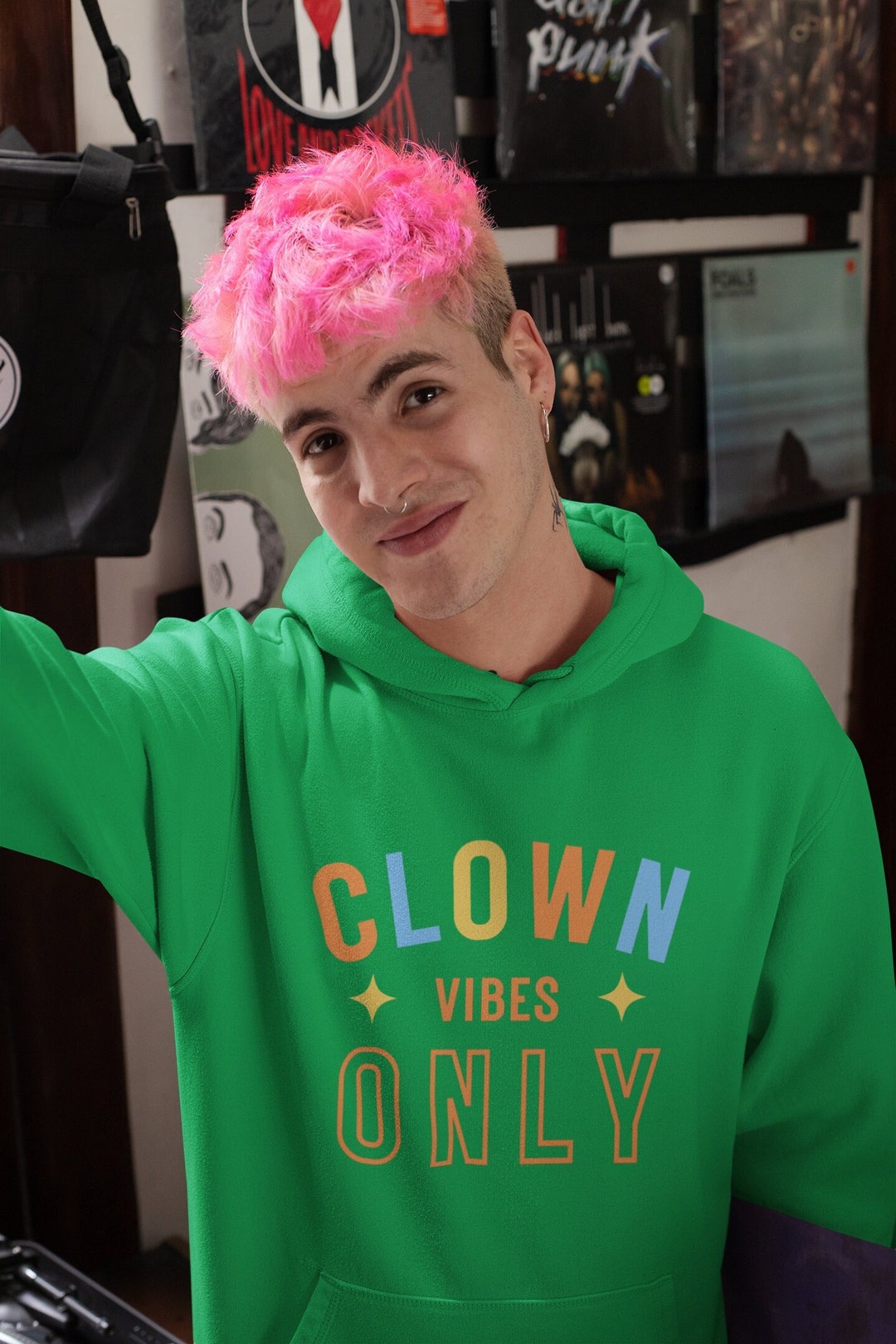 Clowncore Hoodie Clowncore Clothing Clown Core Kidcore Hoodie Clown ...