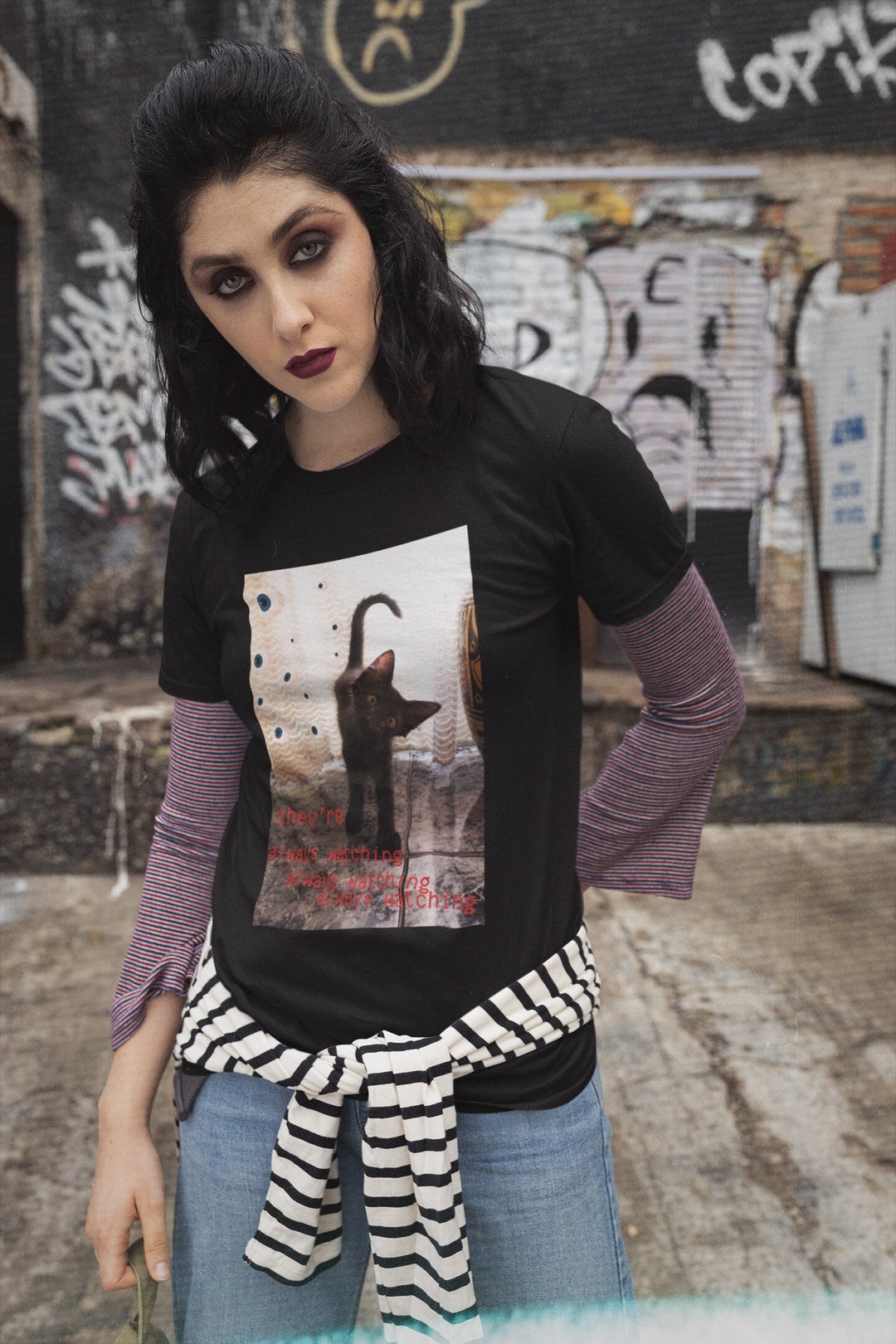 Weirdcore Clothes Vaporwave Shirt Weirdcore Clothing Horror Shirt Goth ...
