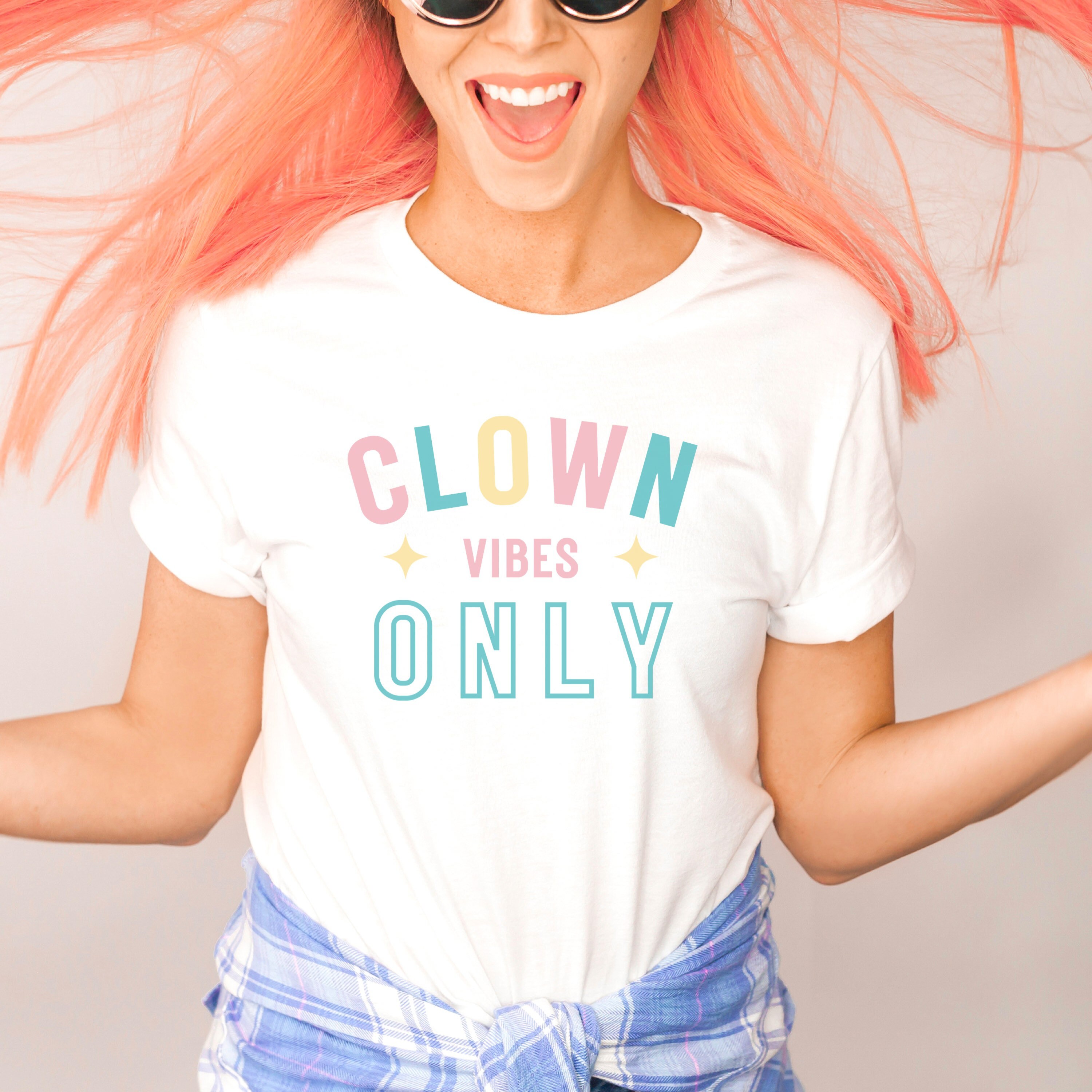 Clowncore Clothing Pastel Goth Shirt Kidcore Clothing Clowncore Shirt ...