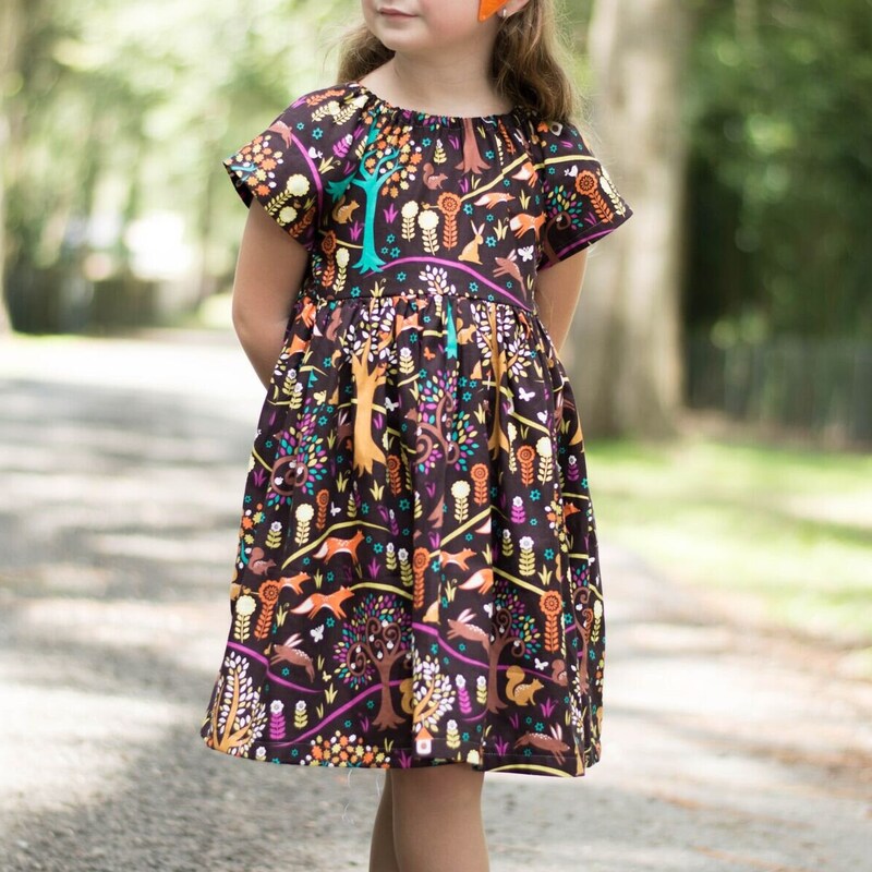 Fox Print Dress - Etsy