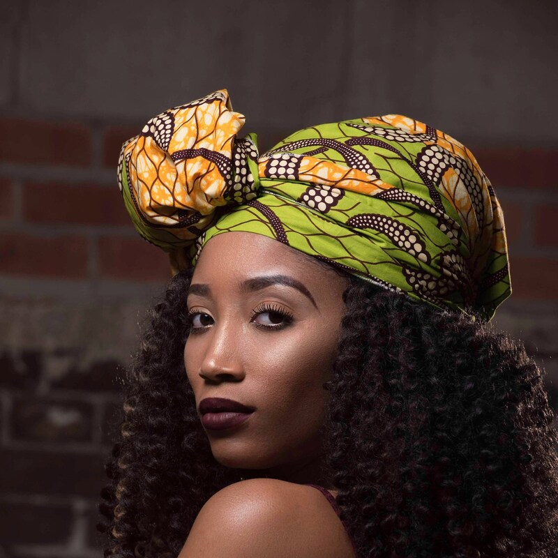 African Head Wrap - Etsy