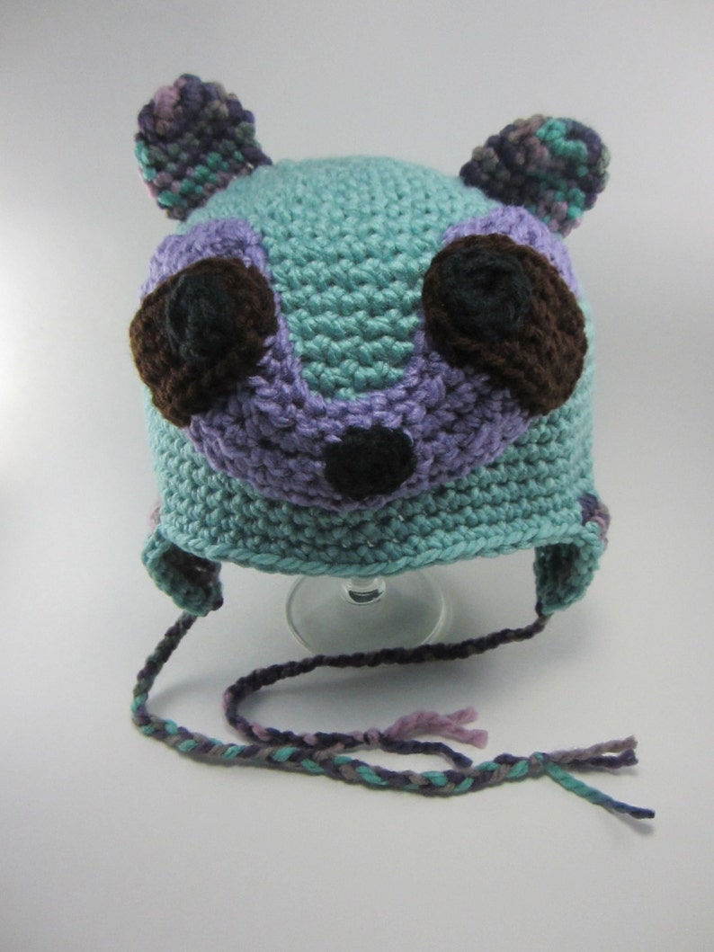 Pattern - Raccoon Toddler Hat - PDF Instant Download - Permission to ...