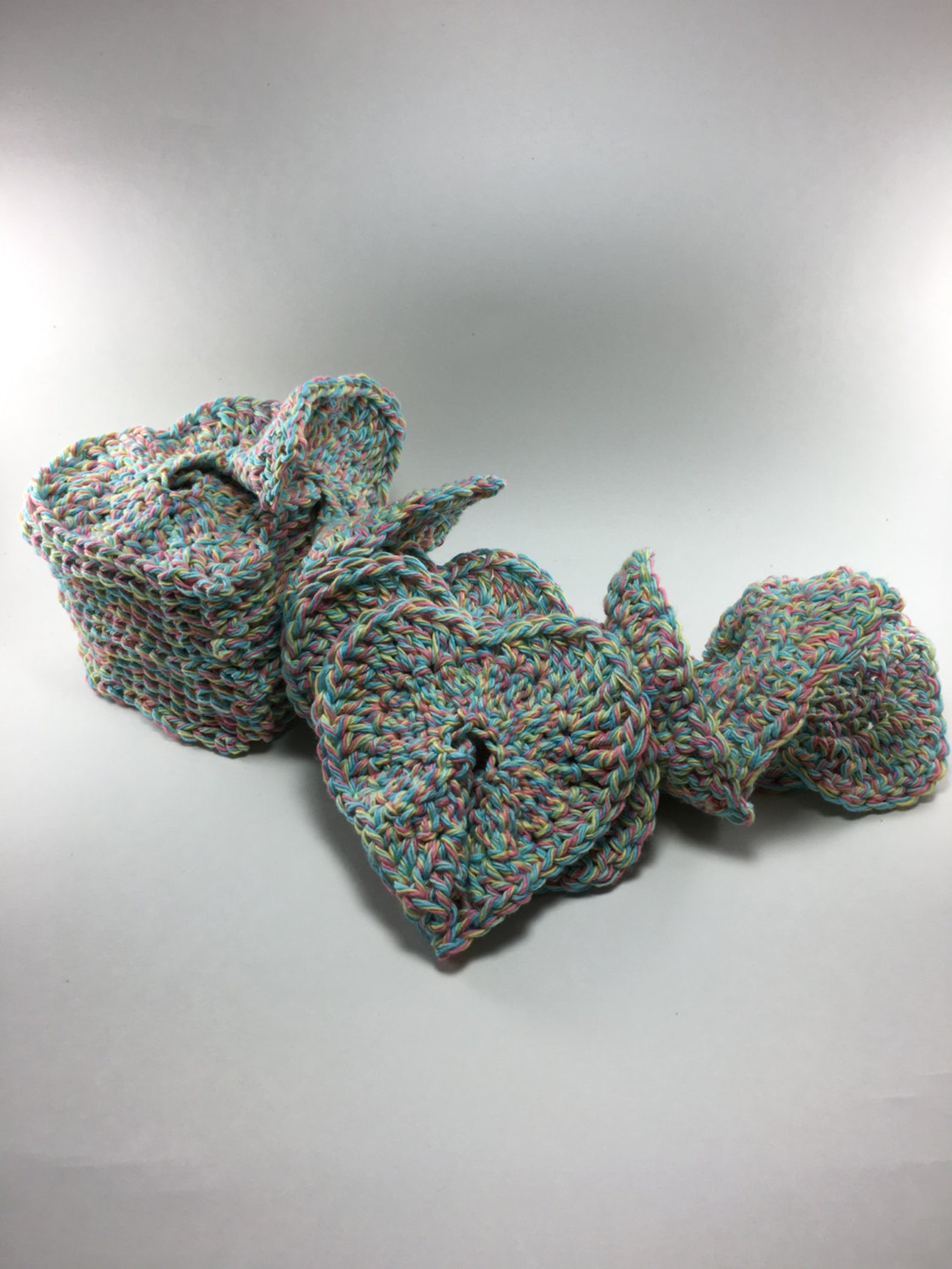 Continuous Heart Scarf Crochet Pattern - Spiral Scarf Digital PDF ...