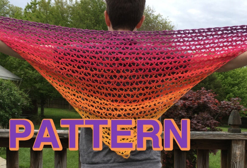 Hugs and Kisses Shawl Crochet Pattern PDF Download - Etsy
