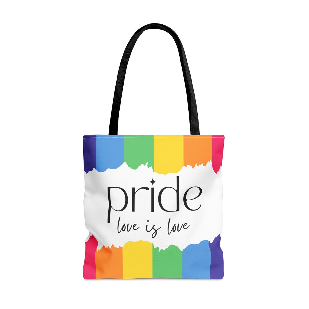 Pride Tote Bag Lgbtq Love Is Love Bag Pride Ts Pride Month Rainbow