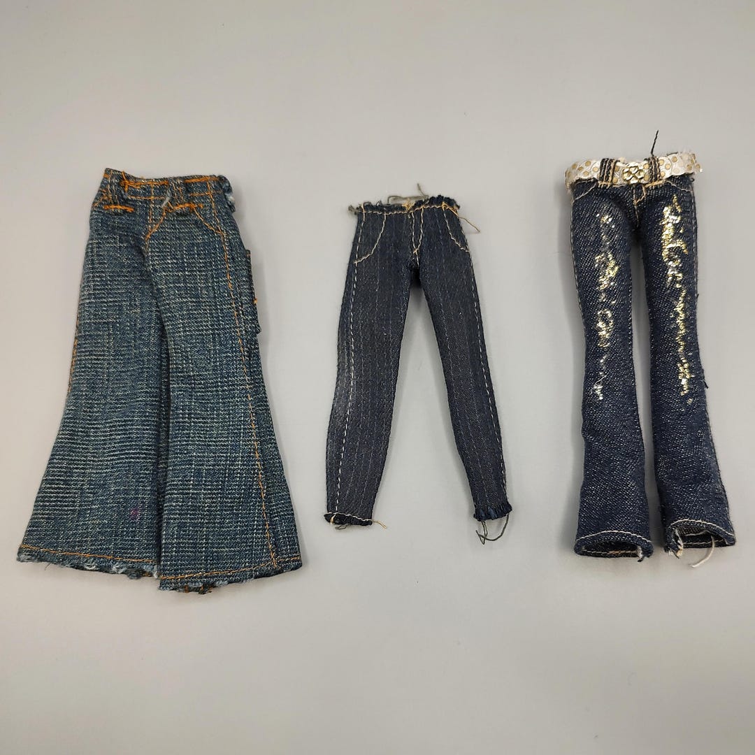 Vintage Bratz Doll Clothing / Retro Fashion Clothes Accessory / Denim ...