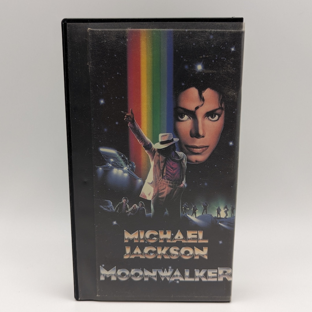 Michael Jackson Moonwalker VHS / Vintage Video VHS Tape / Retro Movie Film / 1990s 90s 1980s 80s ...