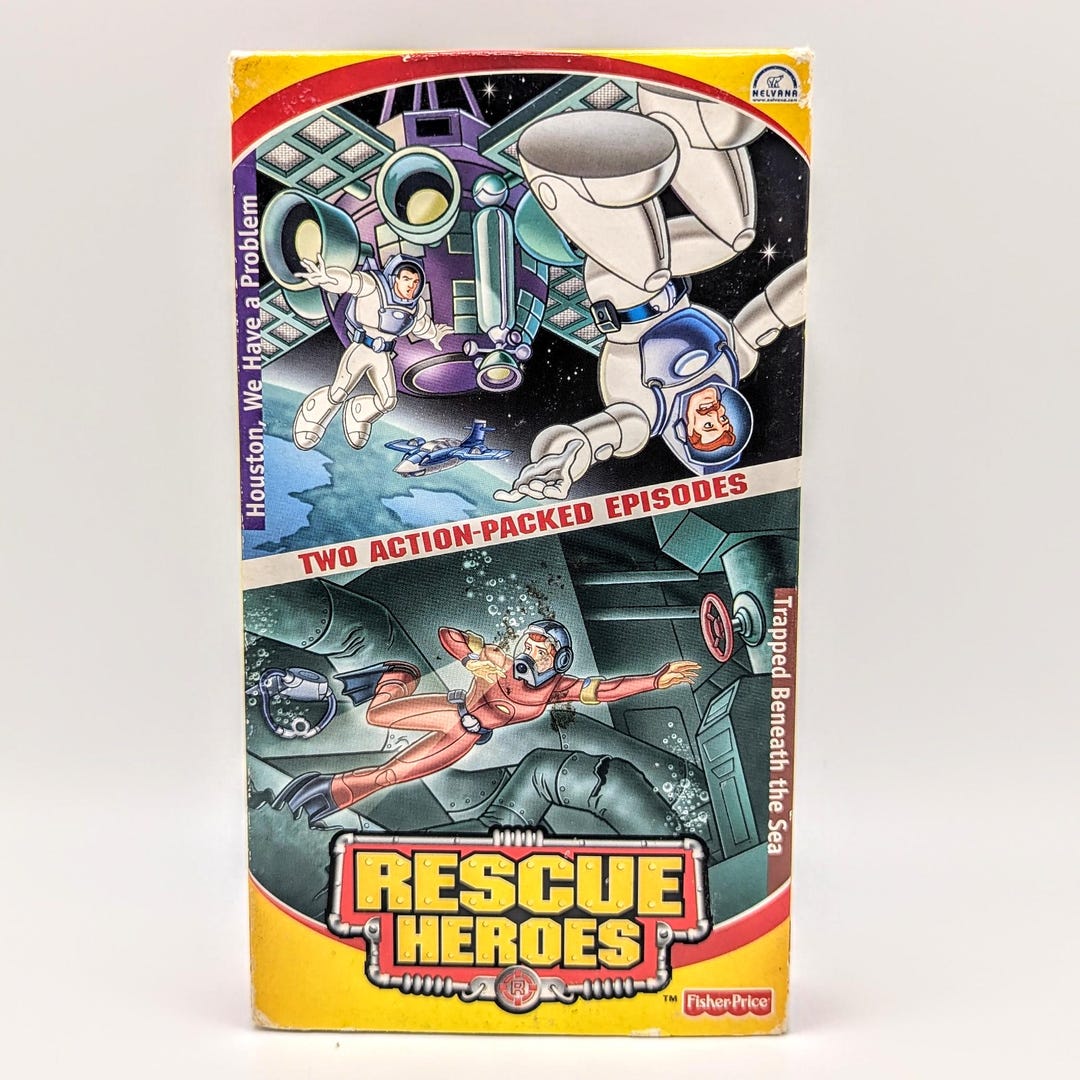 Rescue Heroes VHS Cartoon / Vintage Video VHS Tape / Retro Movie Film ...