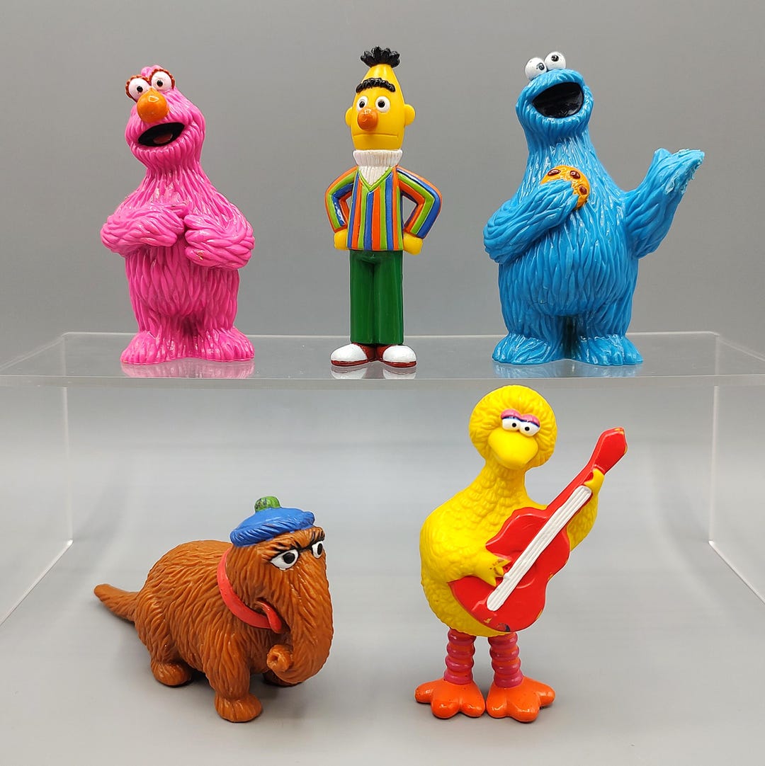 Vintage Sesame Street Toy / Small Action Figure / PVC Figure / 1980s ...