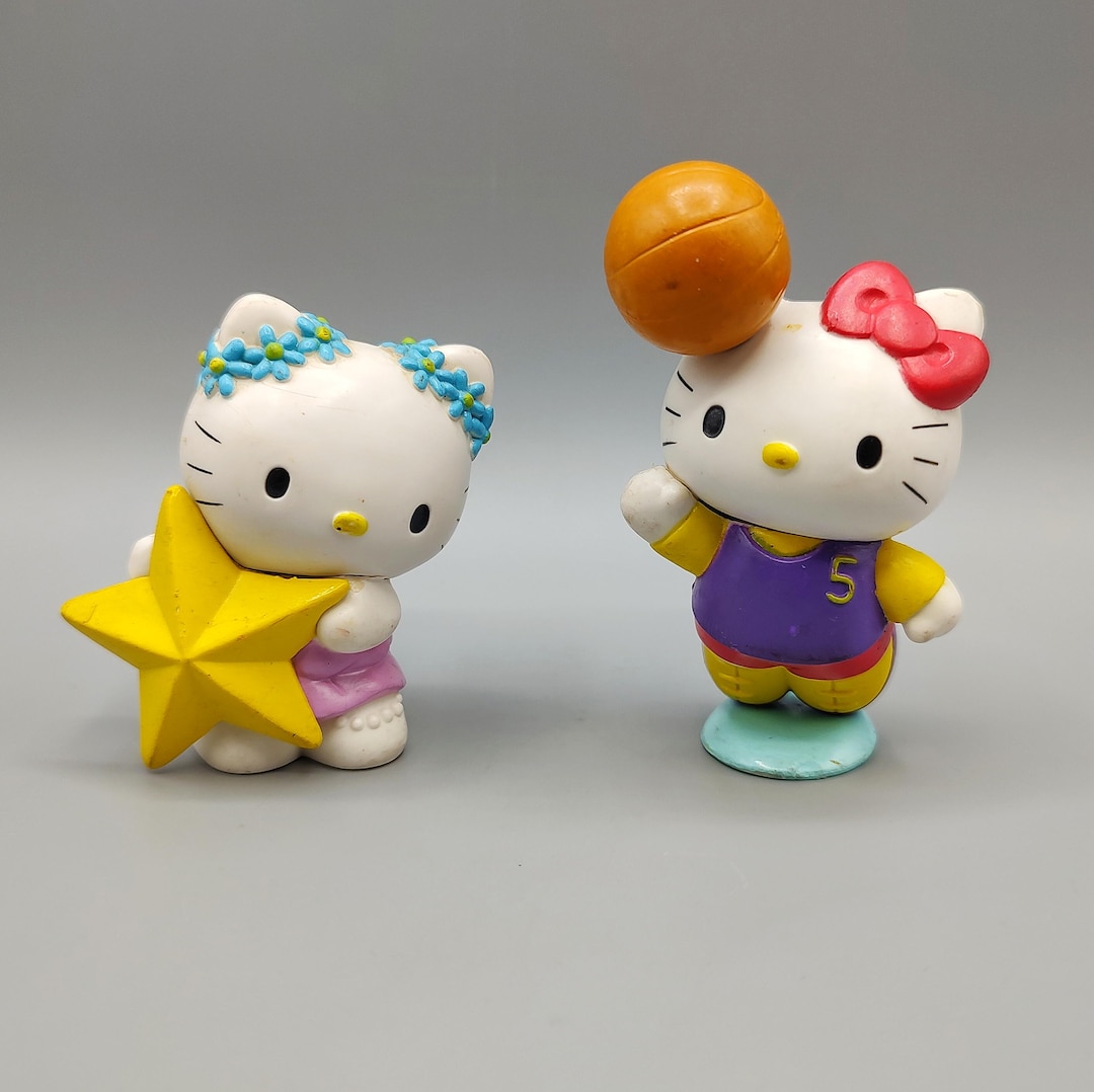 Vintage Hello Kitty Toys / 2000s 00s Y2k Figure / Mini Miniature Sanrio ...