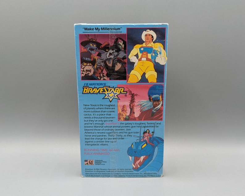 Brave Starr Animation Cartoon VHS / Vintage Video VHS Tape / - Etsy