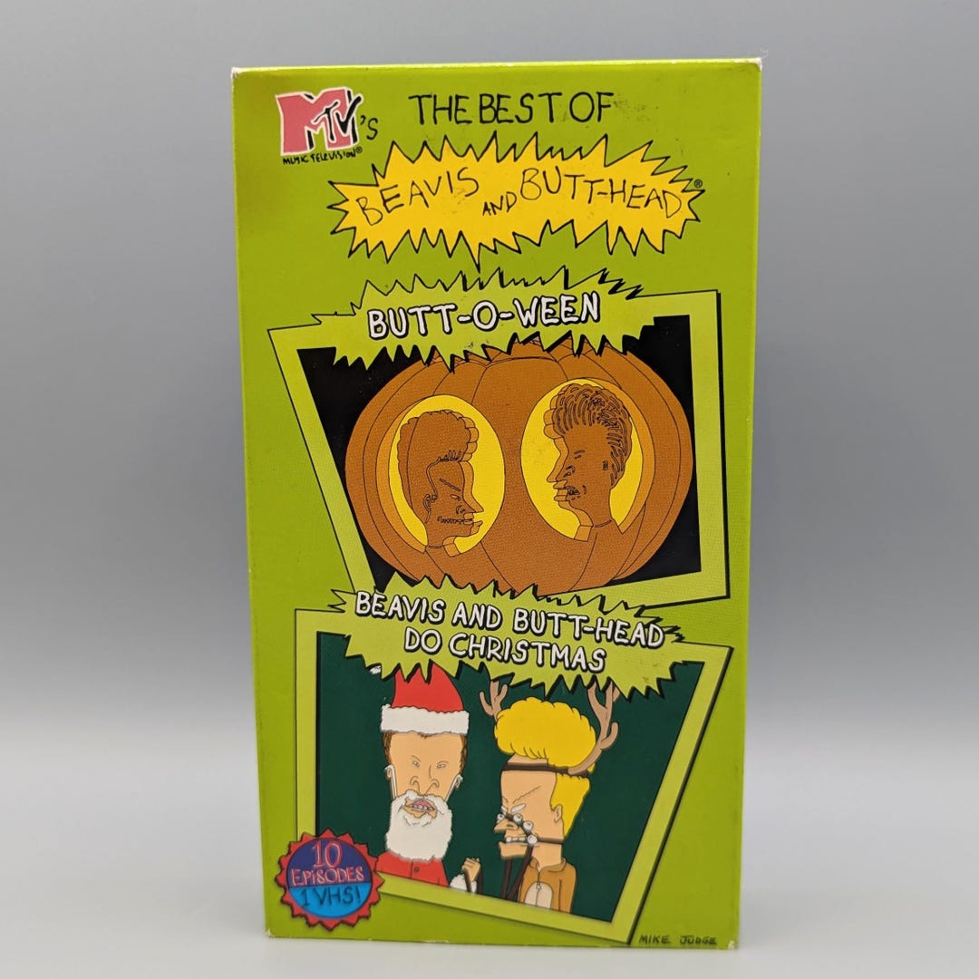 The Best of Beavis and Butthead VHS Butt-o-ween Do Christmas / Vintage ...