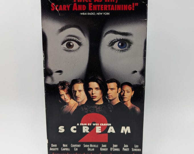 Scream 2 VHS / Vintage Video VHS Tape / Retro Movie Film / 1980s 80s ...