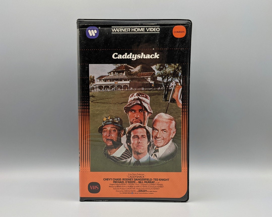 Caddyshack 1980 / Vintage Video VHS Tape / Retro Movie Film / 1980s 80s ...
