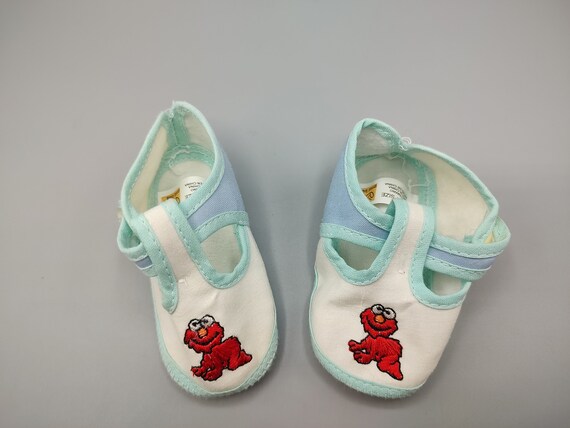 Vintage Sesame Street Elmo Baby Shoes Booties / 1990s… - Gem