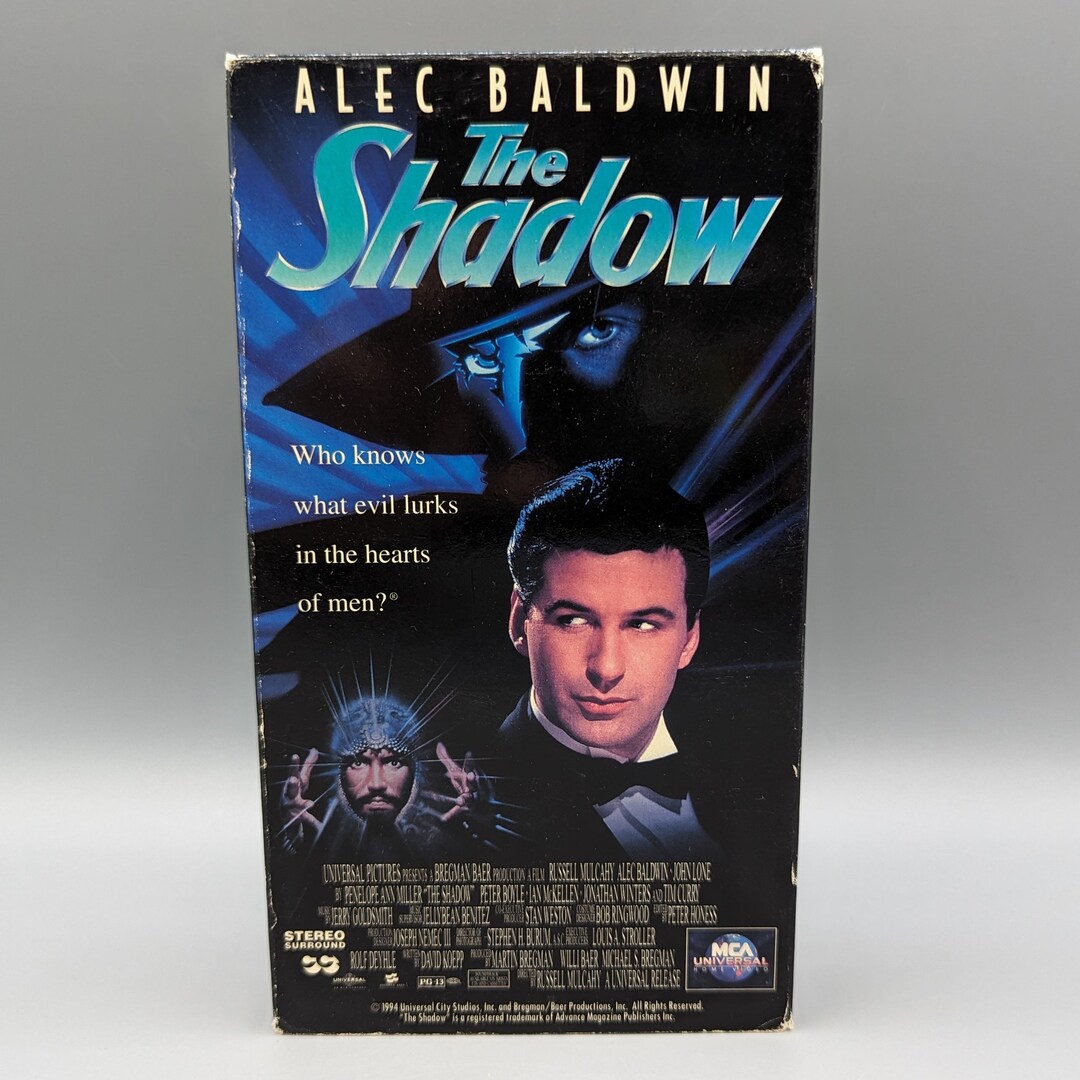Alec Baldwin the Shadow VHS / Vintage Video VHS Tape / Retro Movie Film ...