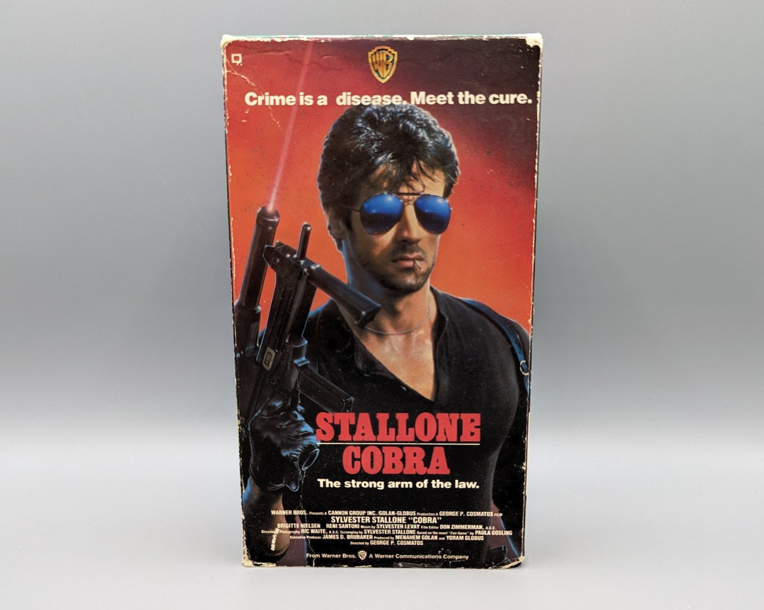 Stallone Cobra VHS / Vintage Video VHS Tape / Retro Movie Film / 1980s ...