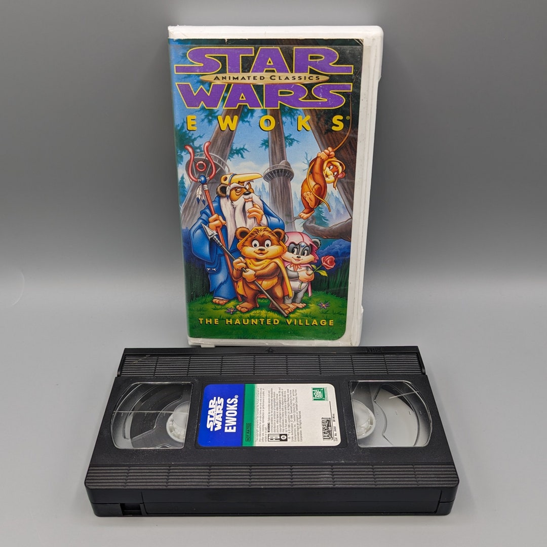 Star Wars Animated Classics Ewoks the Haunted Village / Video VHS Tape ...