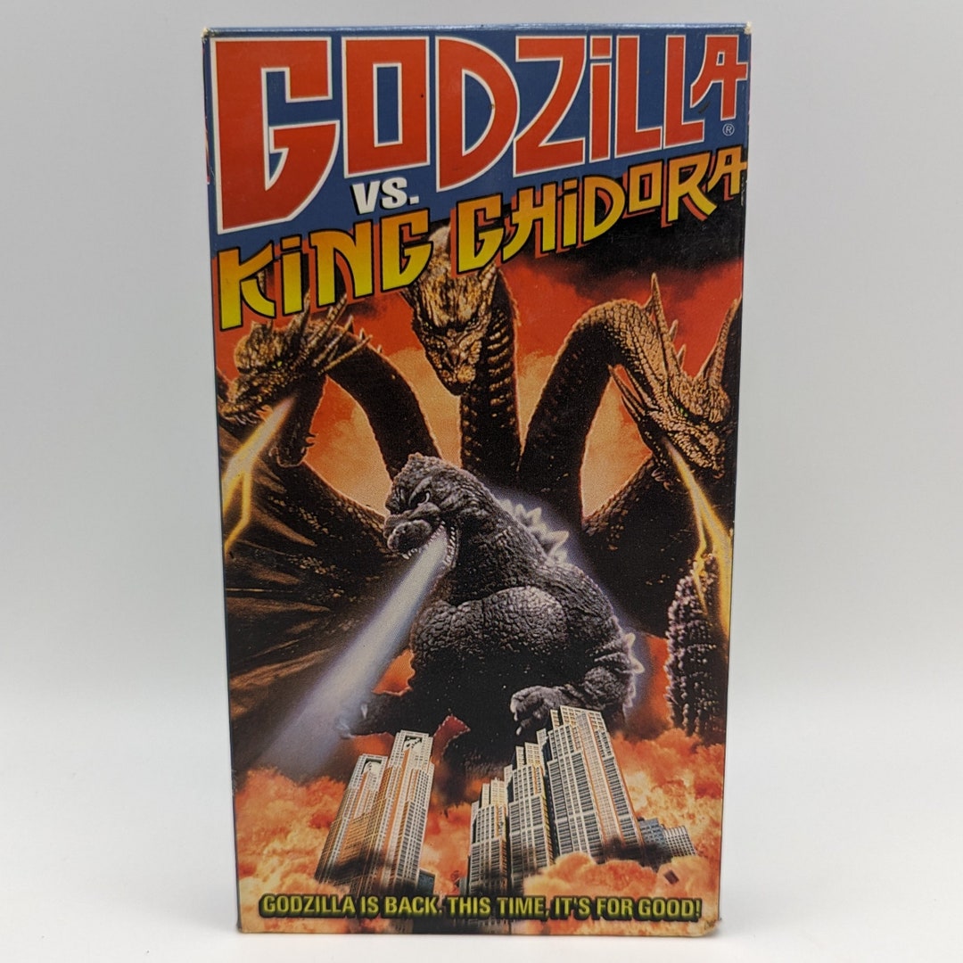 Godzilla Vs King Chidora VHS / Vintage Video VHS Tape / Retro Movie ...