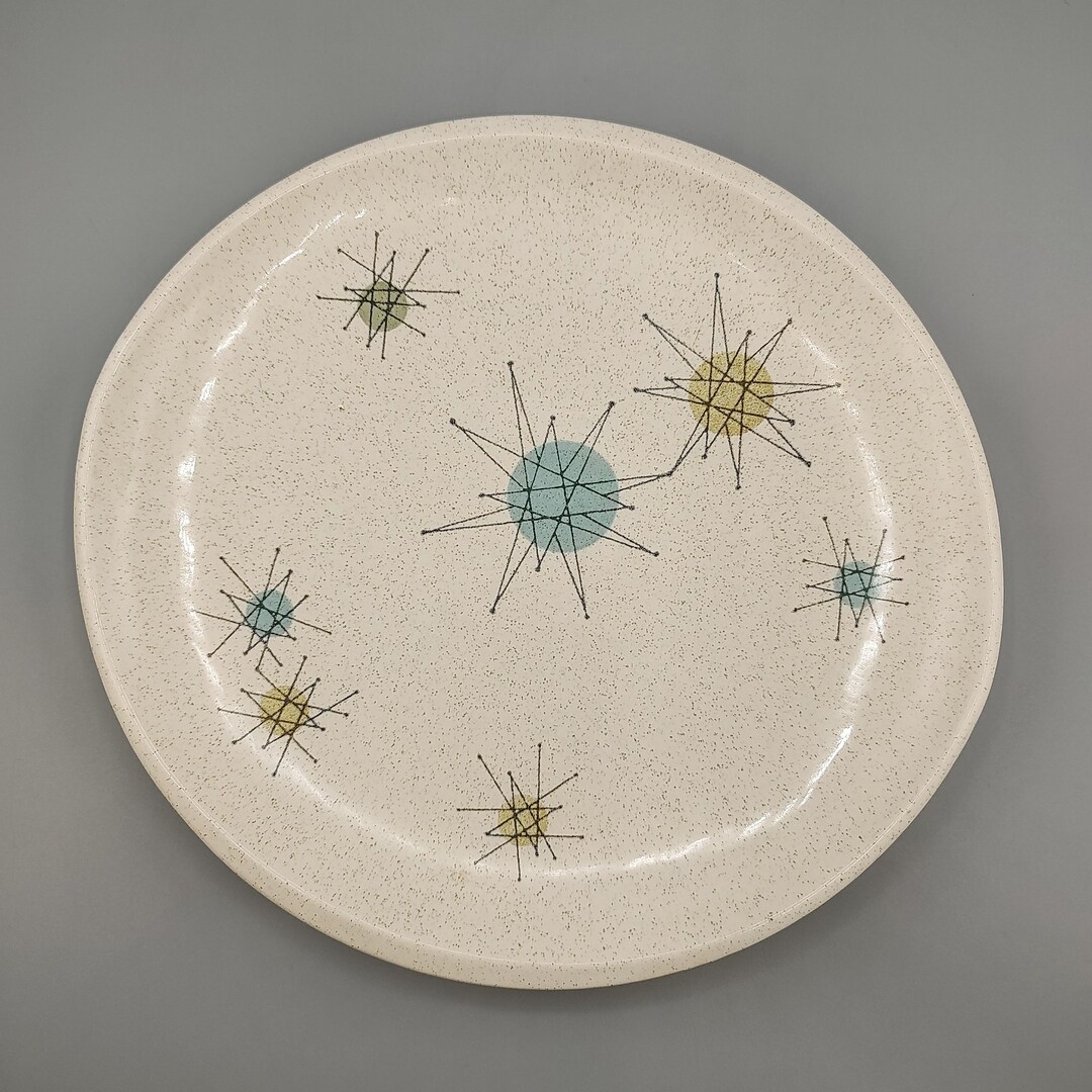 Vintage Franciscan Atomic Starburst Bread Salad Dessert Plate 8 Inch ...
