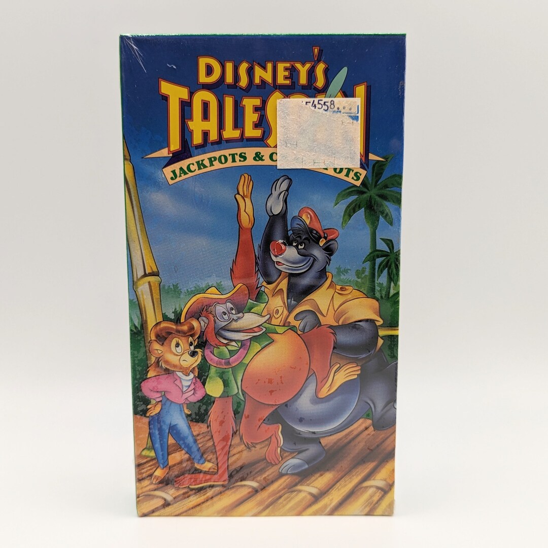 Disney's Tailspin VHS Sealed Jackpots and Crackpots / Vintage Video VHS ...