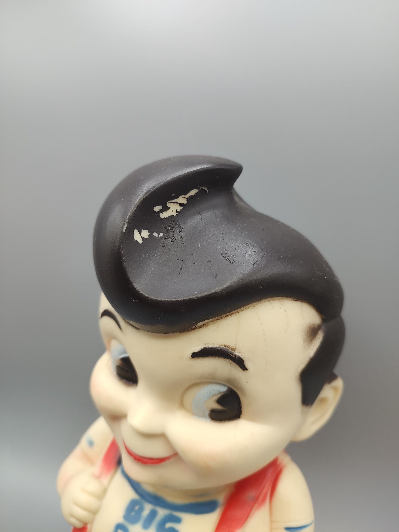 Vintage Big Boy Squeaker Toy Coin Bank / Piggy Bank / Vintage Squeak ...