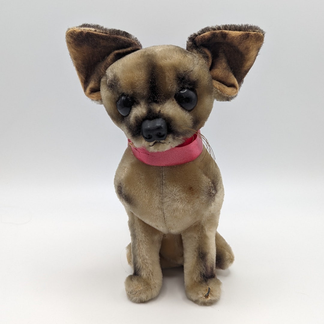 Vintage Stuffed Animal / Kamar Vintage 1967 Stuffed Dog Cute Chihuahua ...