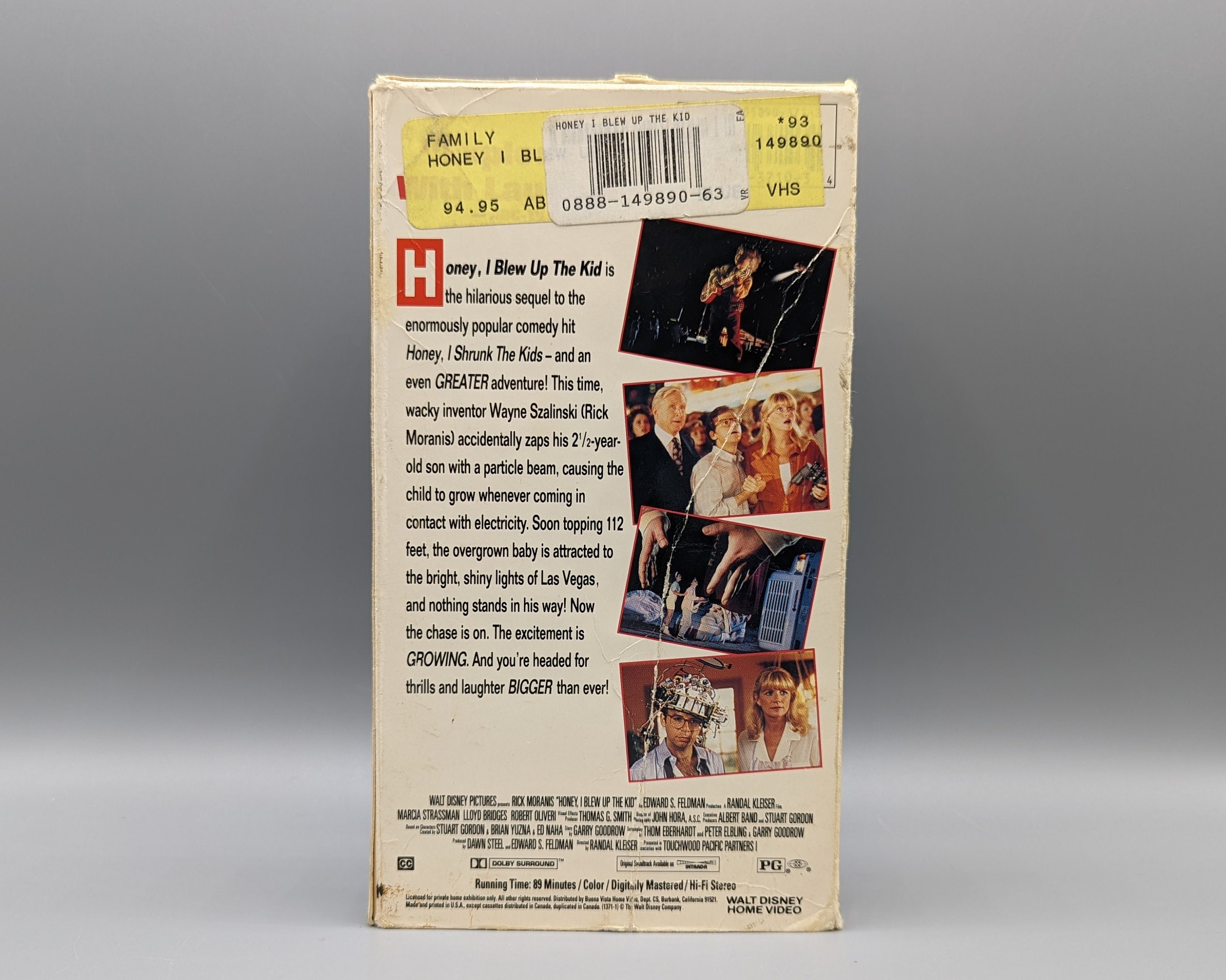 Honey I Blew Up The Kid Vhs