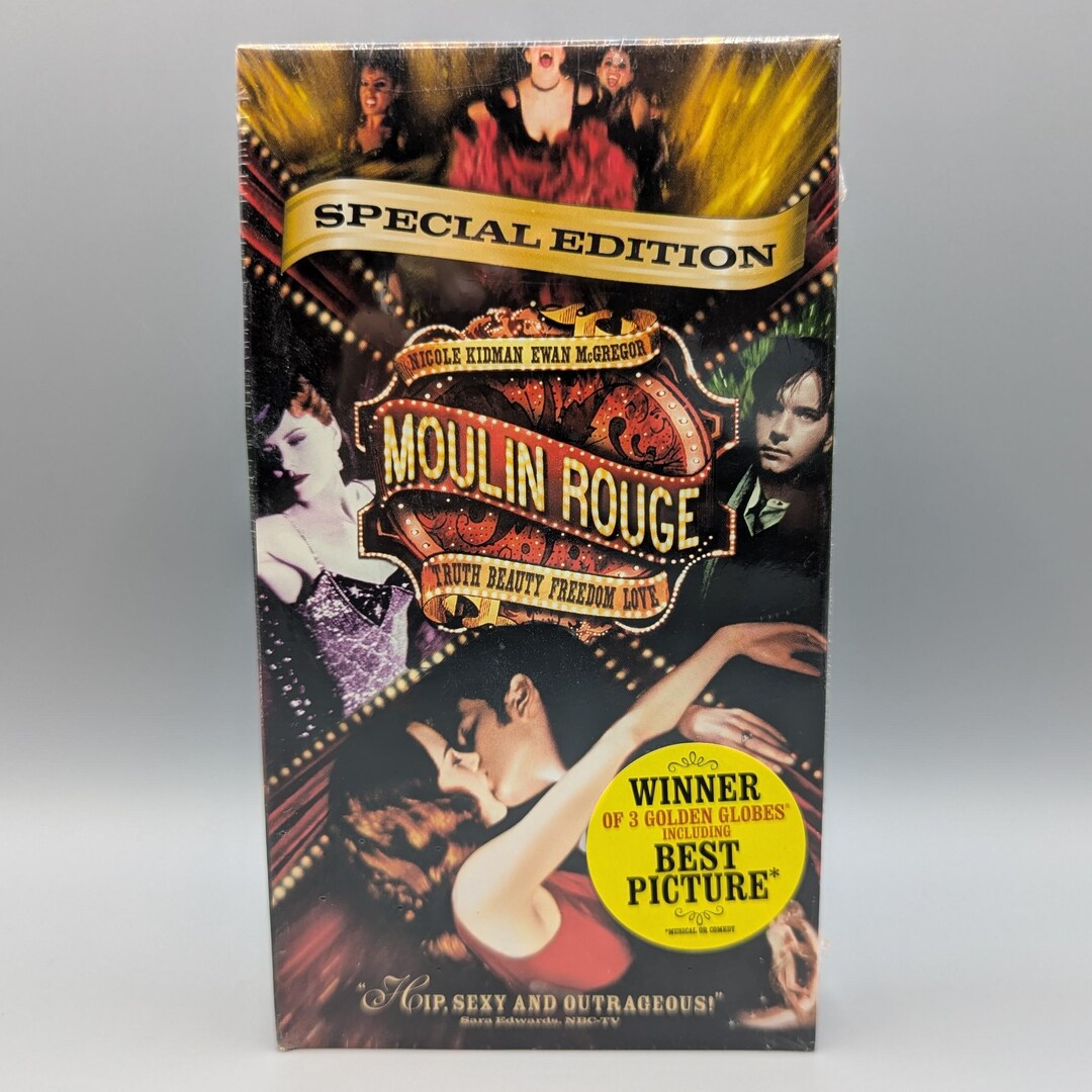 Moulin Rouge Special Edition VHS Sealed / Vintage Video VHS Tape ...