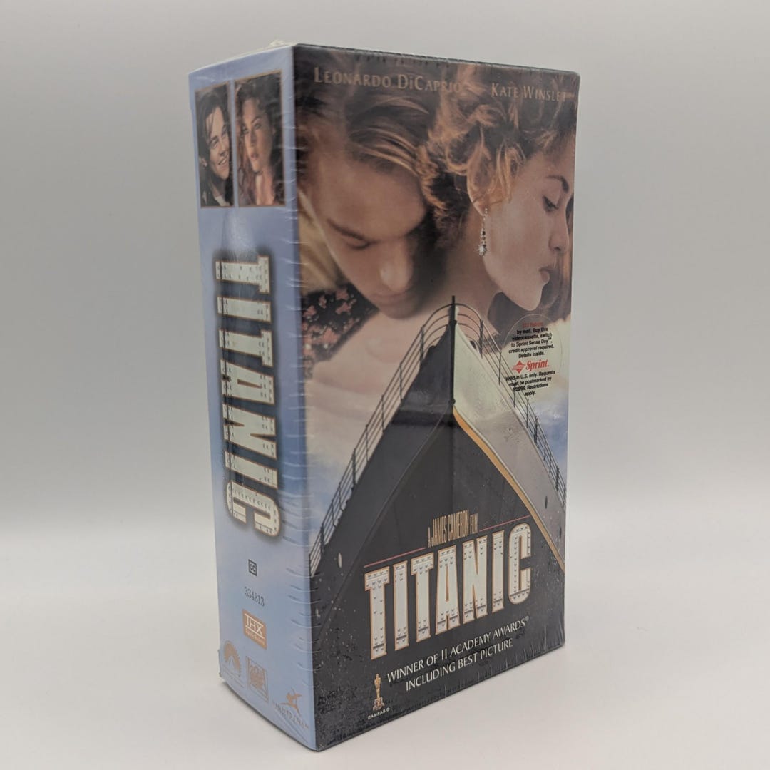 Titanic VHS, 1998, 2-tape Set, Sealed Leonardo Dicaprio / Vintage Video ...