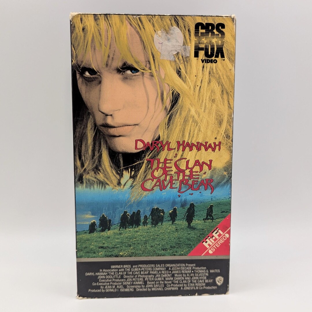 The Clan of the Cave Bear Daryl Hannah VHS / Vintage Video VHS Tape ...