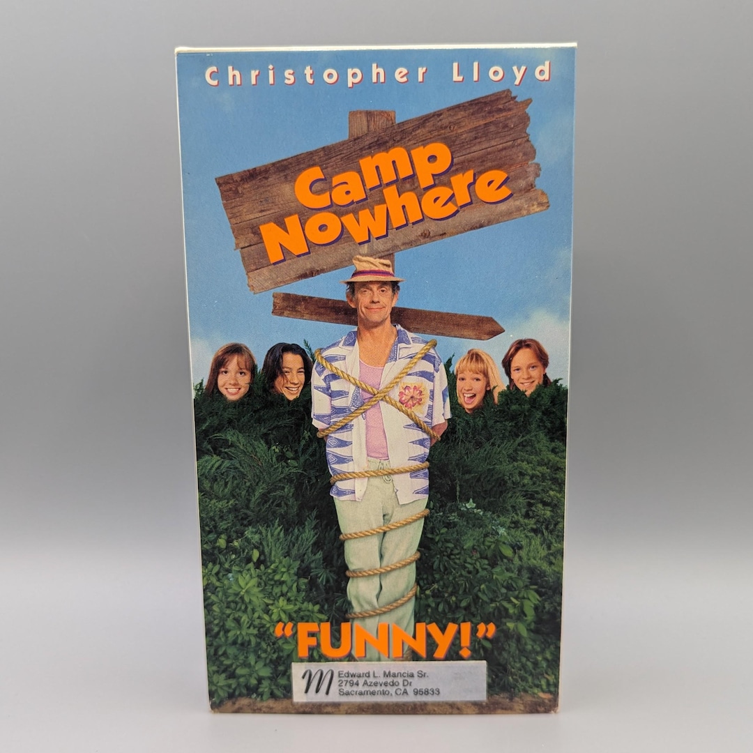 Camp Nowhere VHS / Vintage Video VHS Tape / Retro Movie Film / 1980s ...