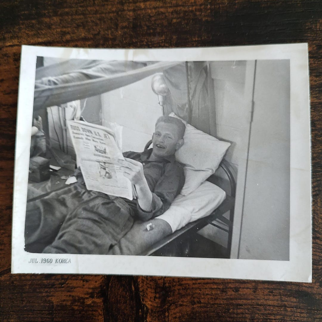 Military U.S. Soldier Reading Newspaper Barracks Handsome Young Man ...