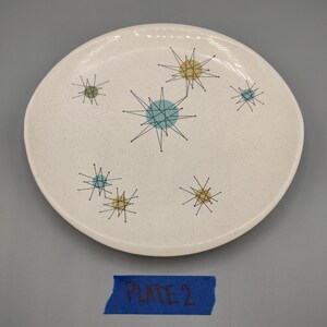 Vintage Franciscan Atomic Starburst Bread Salad Dessert Plate 8 Inch ...