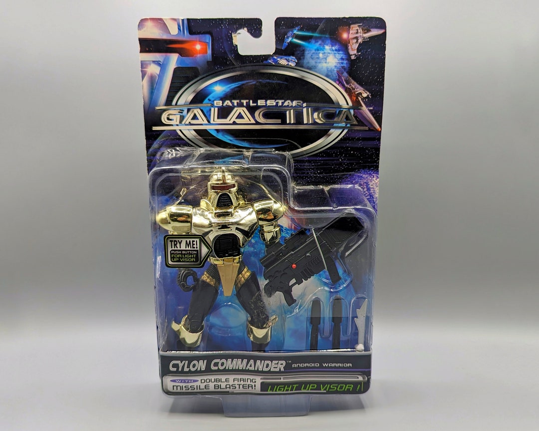 Battlestar Galactica Cylon Commander Sealed 1990s 90s / Retro Action ...