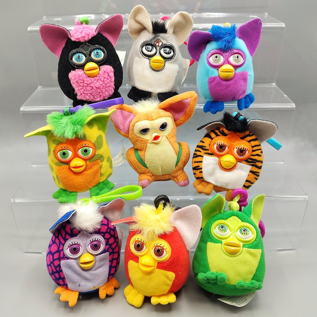 Vintage 1990s Furby Plush Clip / Mcdonalds Happy Meal Prize / Vintage ...