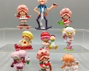 Vintage Strawberry Shortcake Mini PVC Figures- Choose Your Own- 80S SSC ...