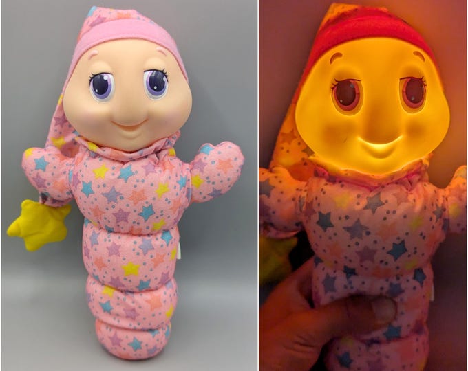 1988 Vintage GLOWORM / Pink WORKS / Retro Stuffed Toy Glow Worm 1980s 80s / Glo Worm - Etsy