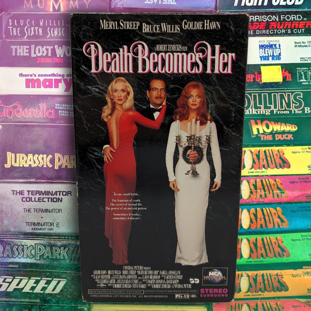Death Becomes Her 1993 / Vintage Video VHS Tape / Retro Movie Film ...