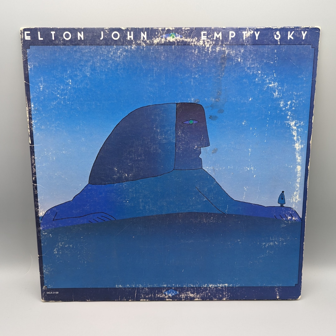 Elton John Empty Sky / Vintage Vinyl Record / Retro Album / 12 Inch LP ...